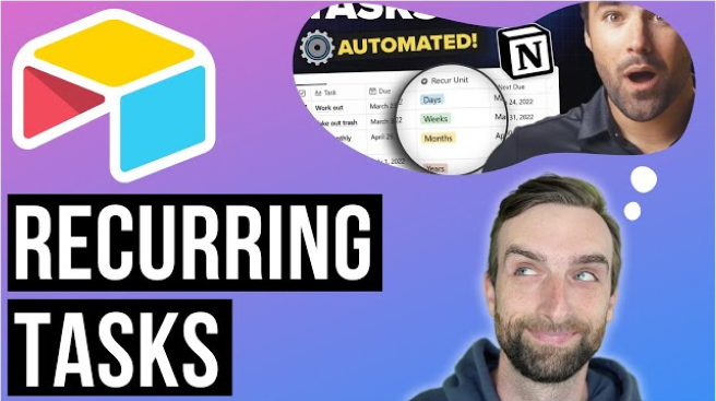 Automated Recurring Tasks Template Airtable Template